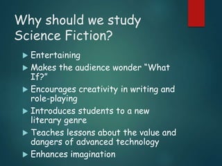 Sci fi and fantasy notes | PPT