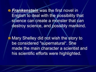 Sci fi and fantasy notes | PPT