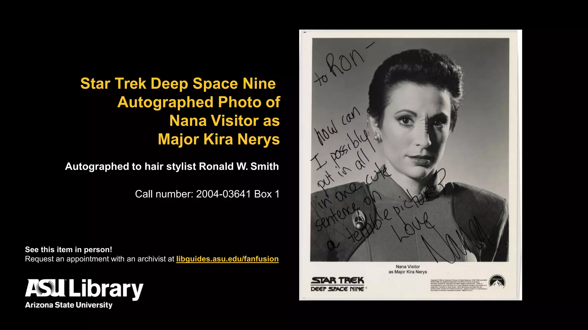 ASU Library Sci-Fi History Collections | PPT