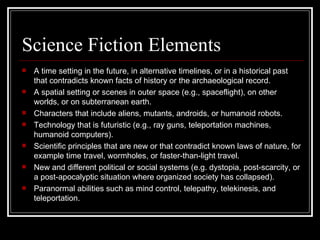 Sci Fi For Teens and Tweens Who Don't Like Sci Fi | PPT