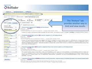 SciFinder Scholar CAS Chemistry Database | PPT