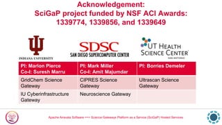 Cyberinfrastructure Experiences with Apache Airavata | PPTX