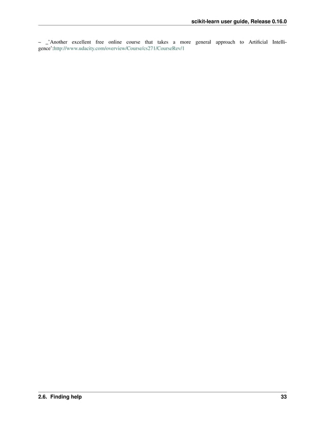 Scikit Learn 0 16 0 User Guide Pdf