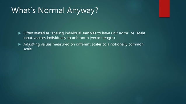 Scikit Learn: Data Normalization Techniques That Work | PPTX ...