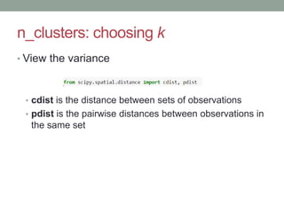 Clustering: A Scikit Learn Tutorial | PPTX