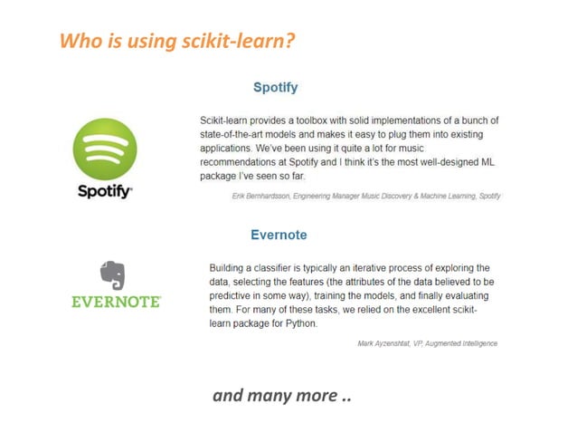 Scikit Learn intro | PPTX