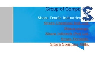 Sitara Group of Industries Pakistan | PPT