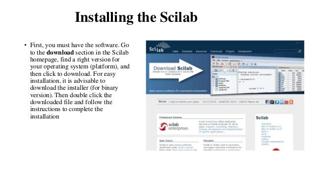 Introduction to scilab ppt - inputpass