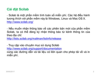 Tìm hiểu về scilab, và cách sử dụng scilab | PDF