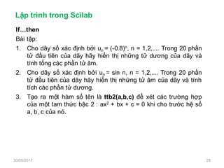 Tìm hiểu về scilab, và cách sử dụng scilab | PDF