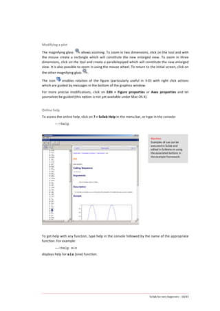 Scilab for beginners | PDF