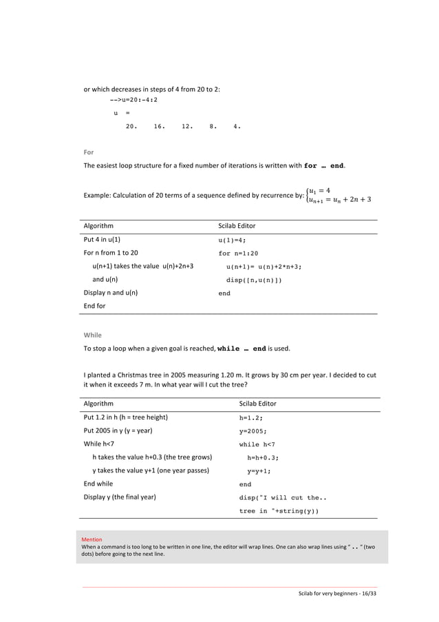Scilab for beginners | PDF
