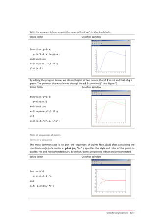 Scilab for beginners | PDF
