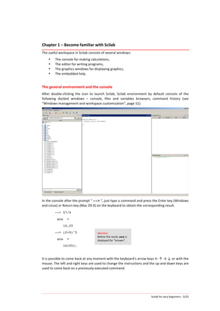Scilab for beginners | PDF