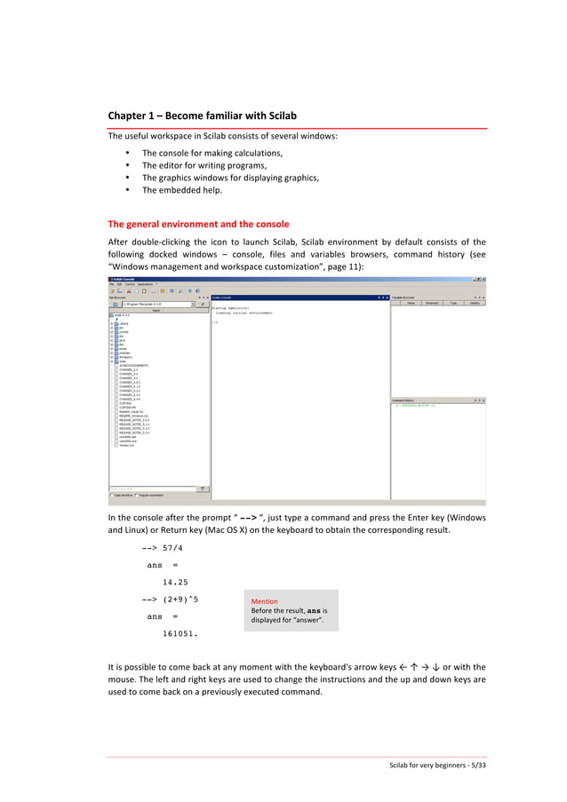 Scilab for beginners | PDF