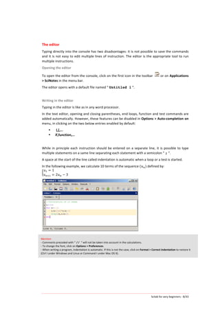 Scilab for beginners | PDF