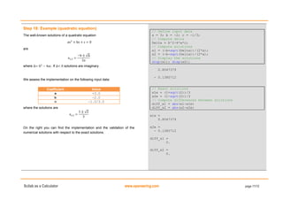 Scilab as a calculator | PDF