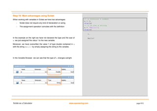 Scilab as a calculator | PDF