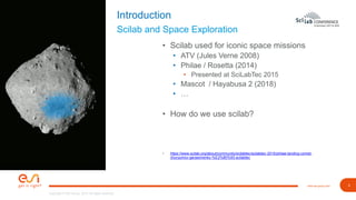 Asteroidlanding - Scilab conference 2019 Keynote | PPT