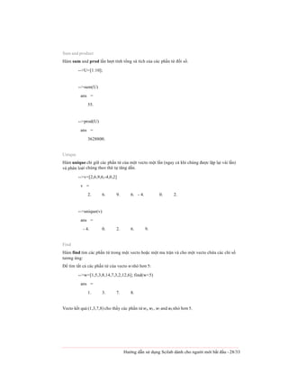 Scilab for Beginners (Vietnamese) | PDF