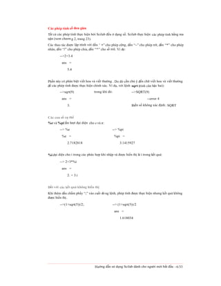 Scilab for Beginners (Vietnamese) | PDF