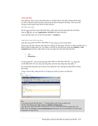 Scilab for Beginners (Vietnamese) | PDF