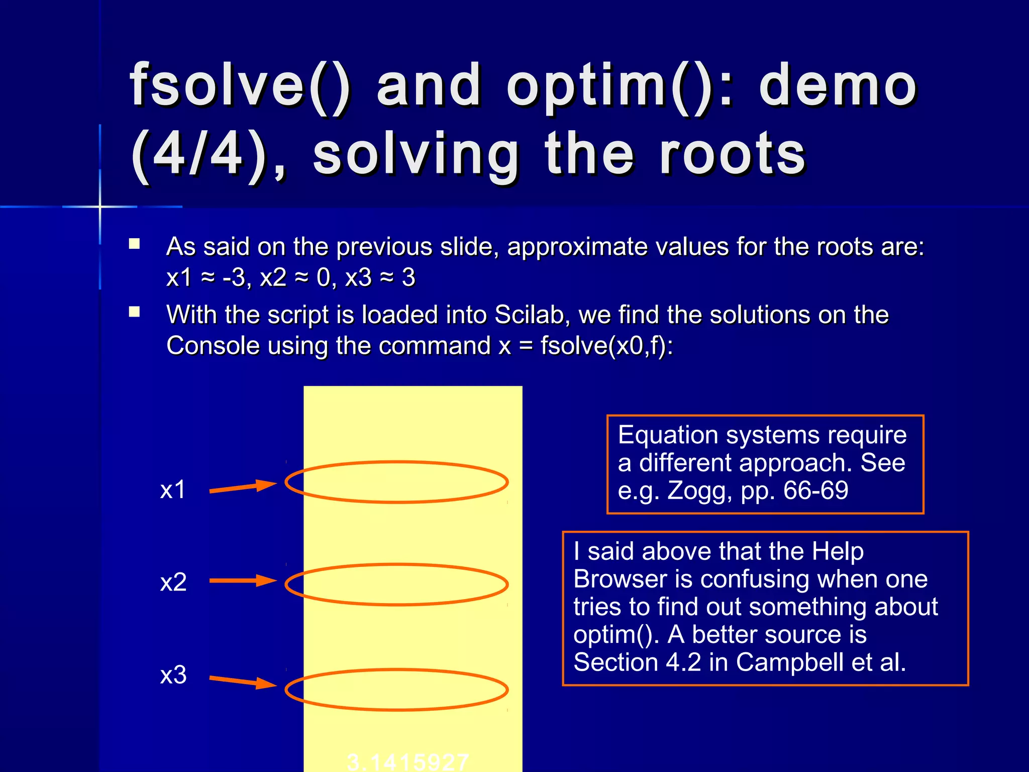Scilab for real dummies j.heikell - part3 | PPT