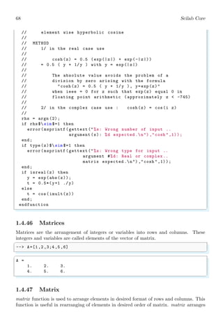 Scilab help book 1 of 2 | PDF