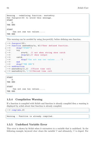 Scilab help book 1 of 2 | PDF