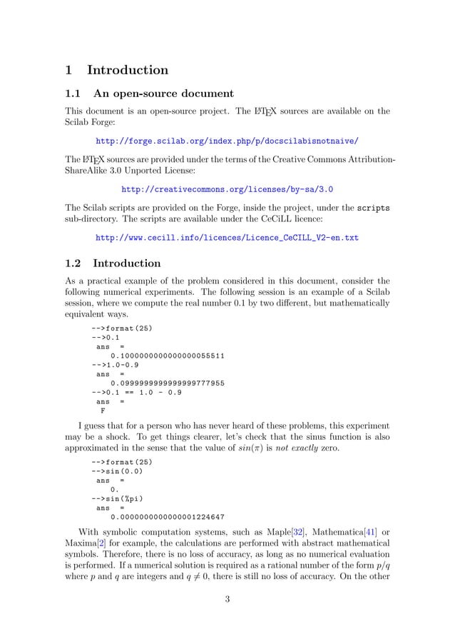 Scilab is not naive | PDF