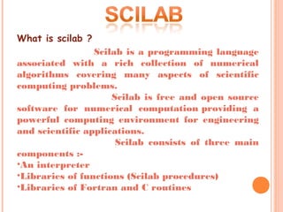 Scilab | PPT