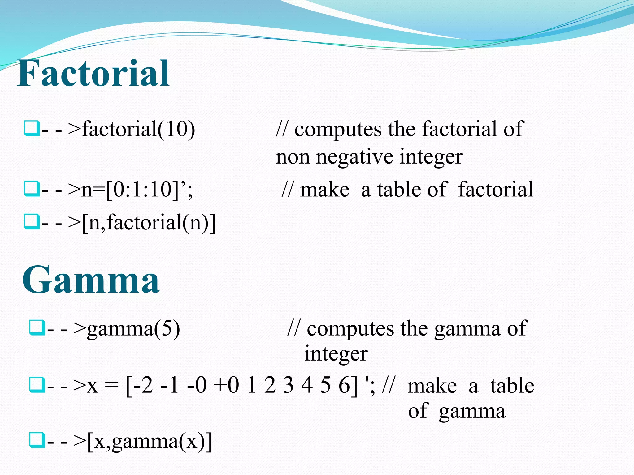 Scilab presentation | PPTX