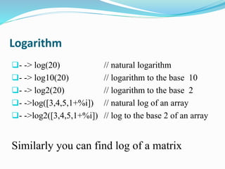 Scilab presentation | PPTX
