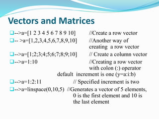 Scilab presentation | PPTX