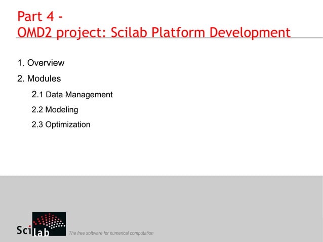 Scilab optimization workshop | PPT