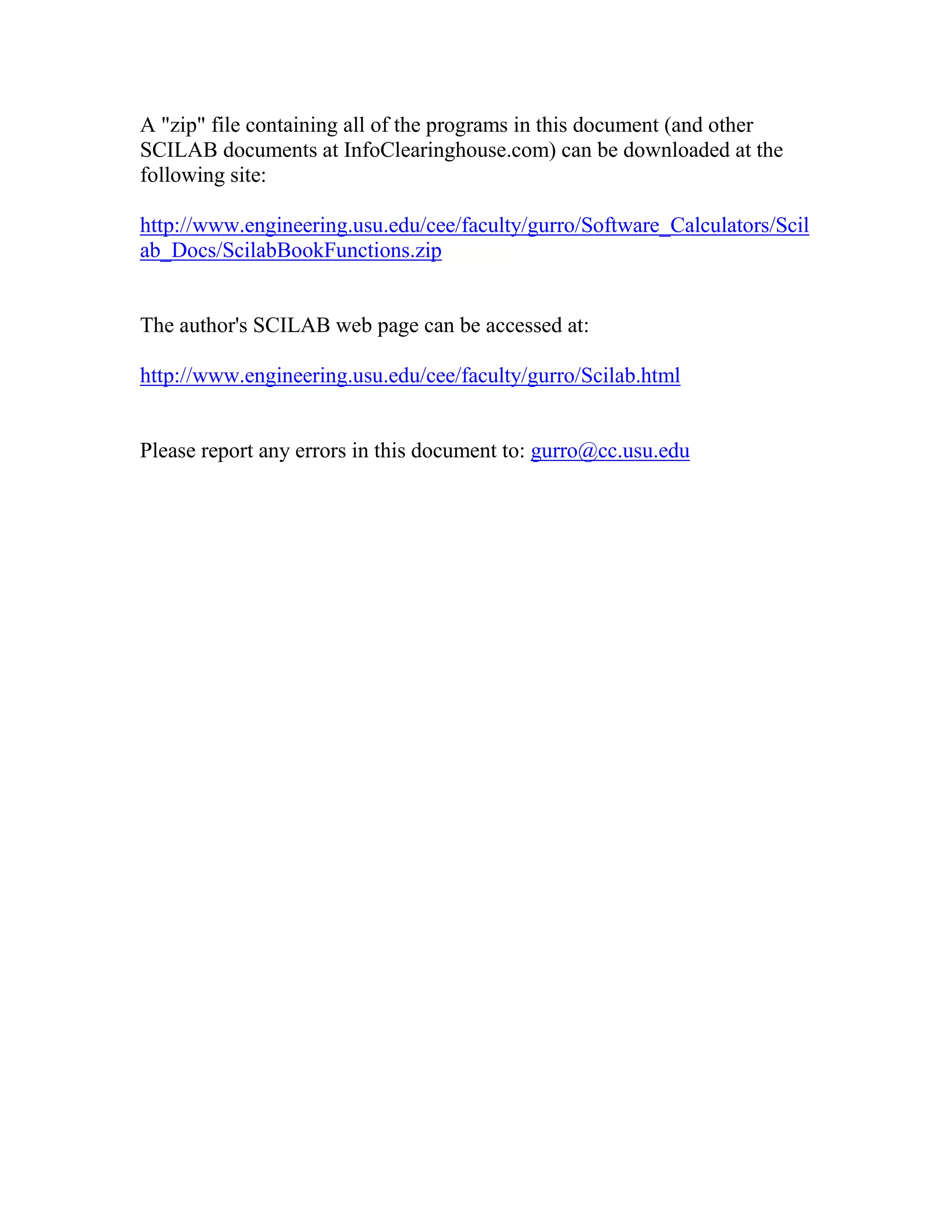 Scilab Vs Matlab Pdf