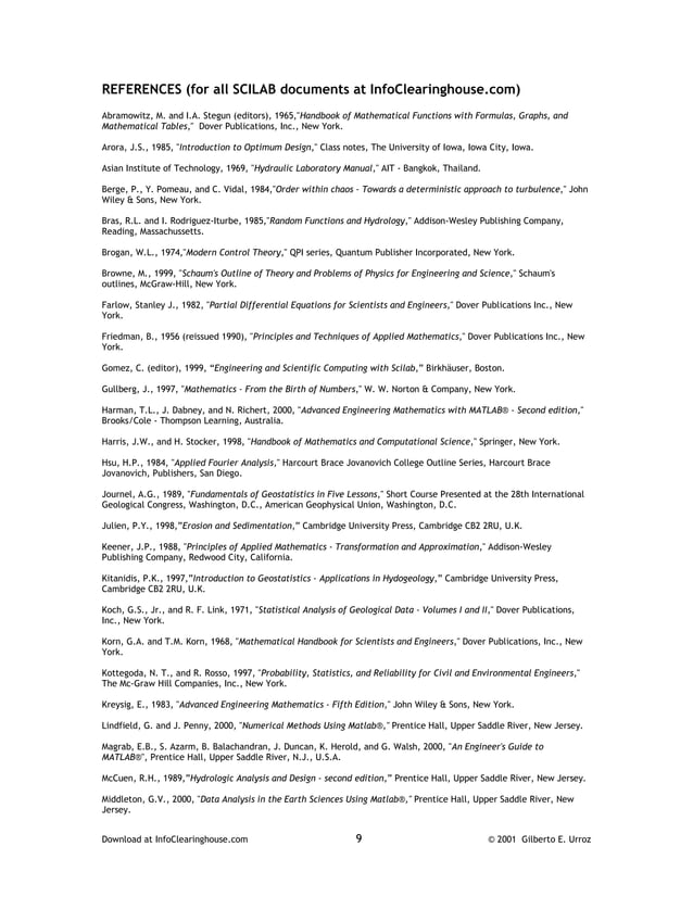 Scilab vs matlab | PDF | Physics | Science