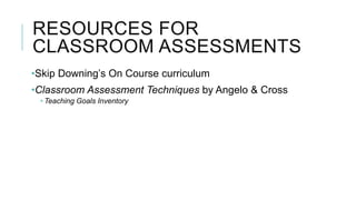 Scil library instruction 101 assessment breakout | PPTX