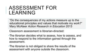 Scil library instruction 101 assessment breakout | PPTX