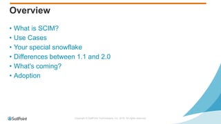 Master IAM in the Cloud with SCIM v2.0 | PPTX