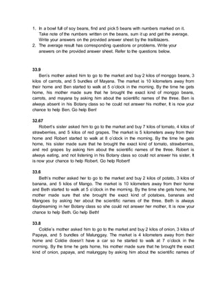 Sci math trail | DOCX