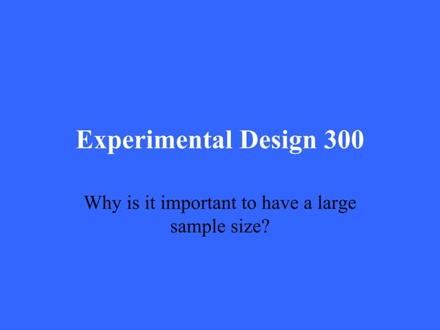 Scientific Method Jeopardy | PPT