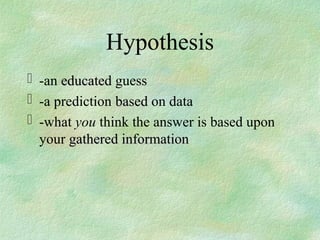 Scientific Method Grade 7 - airplane task.ppt