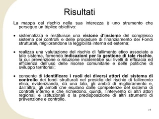 La mappa del rischio etico in Regione Campania, | PDF