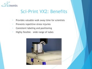 Laboratory Automation Systems- Scinomix | PPT