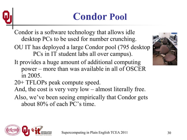 SuperComputing in Plain English TCEA2011 | PPT