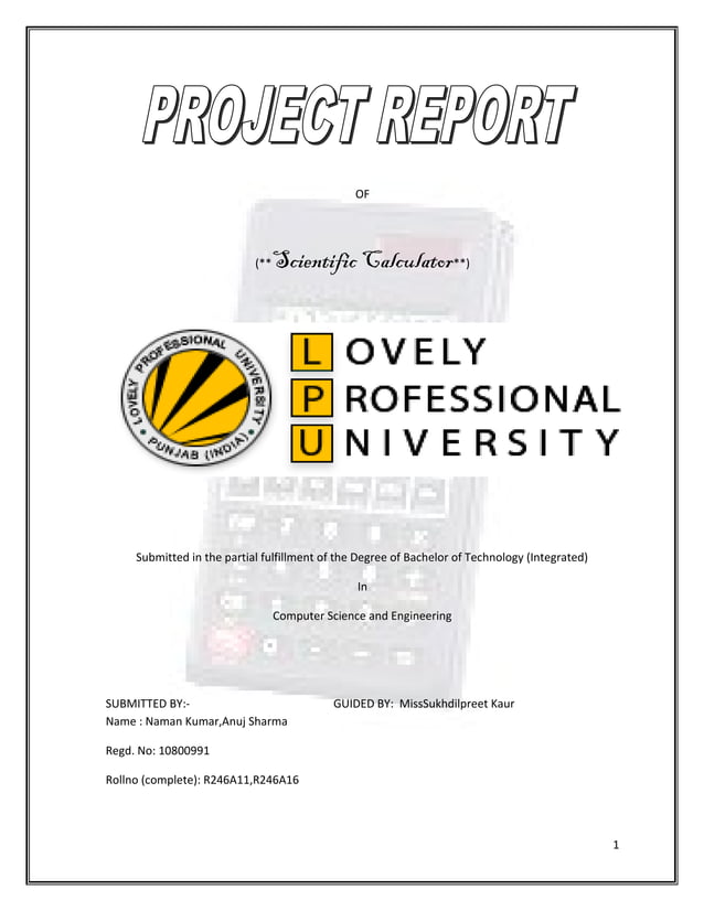 Scientific calculator in c | DOC