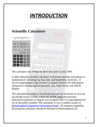 Scientific calculator in c | DOC