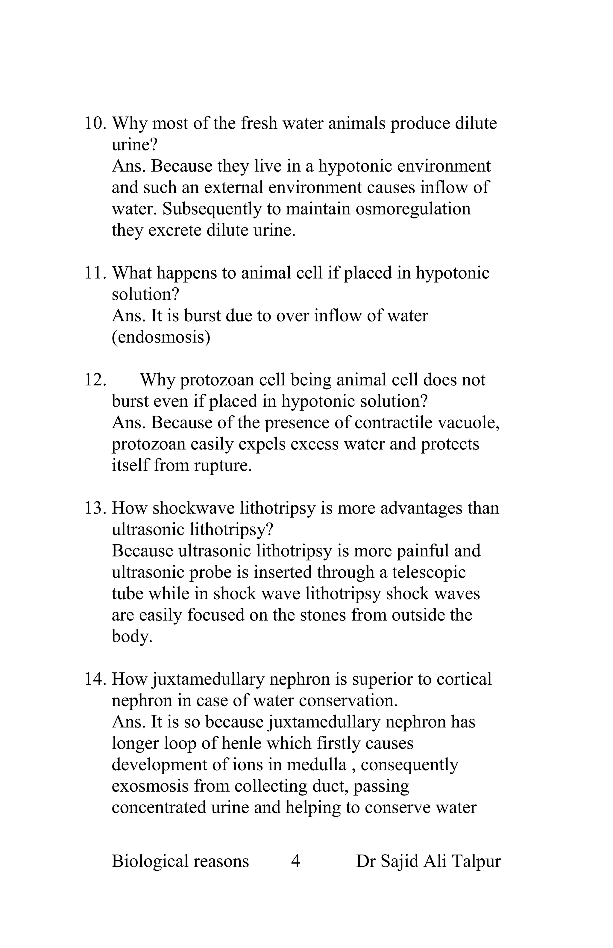 Know Biology With Scientific Reasons (homeostasis) | DOC