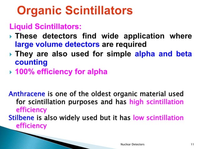 Scintillation Detector.pptx | Chemistry | Science